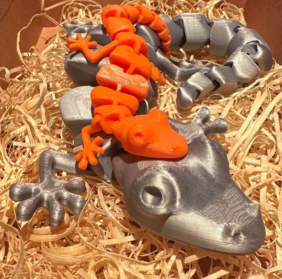 Flexigeko Fidget Toy (3 Size Options) - Flexible Geko Toy - Many ...