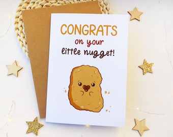Congrats on Your New Little Nugget - Greeting Card - Etsy