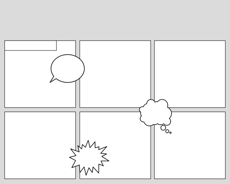 DIY Comic Book - PDF Download - Etsy