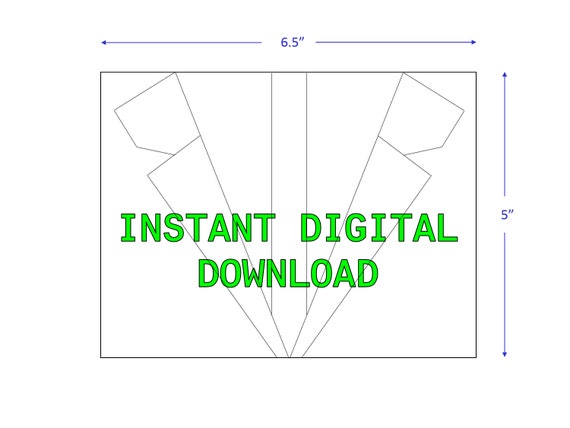 Printable Tuxedo Template