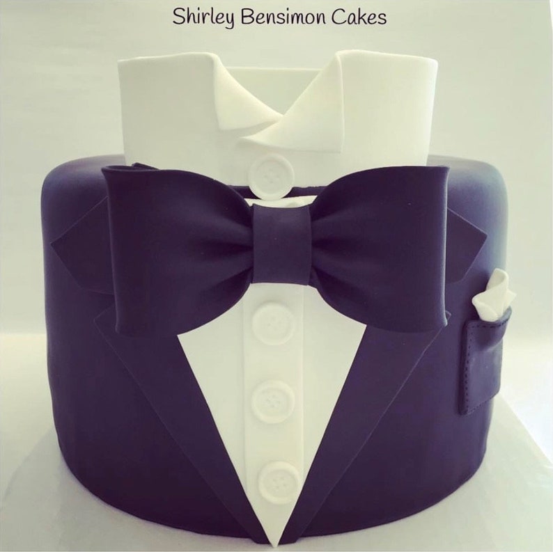 Tuxedo Suit Cake Template (printable) - Instant Digital Download - Etsy