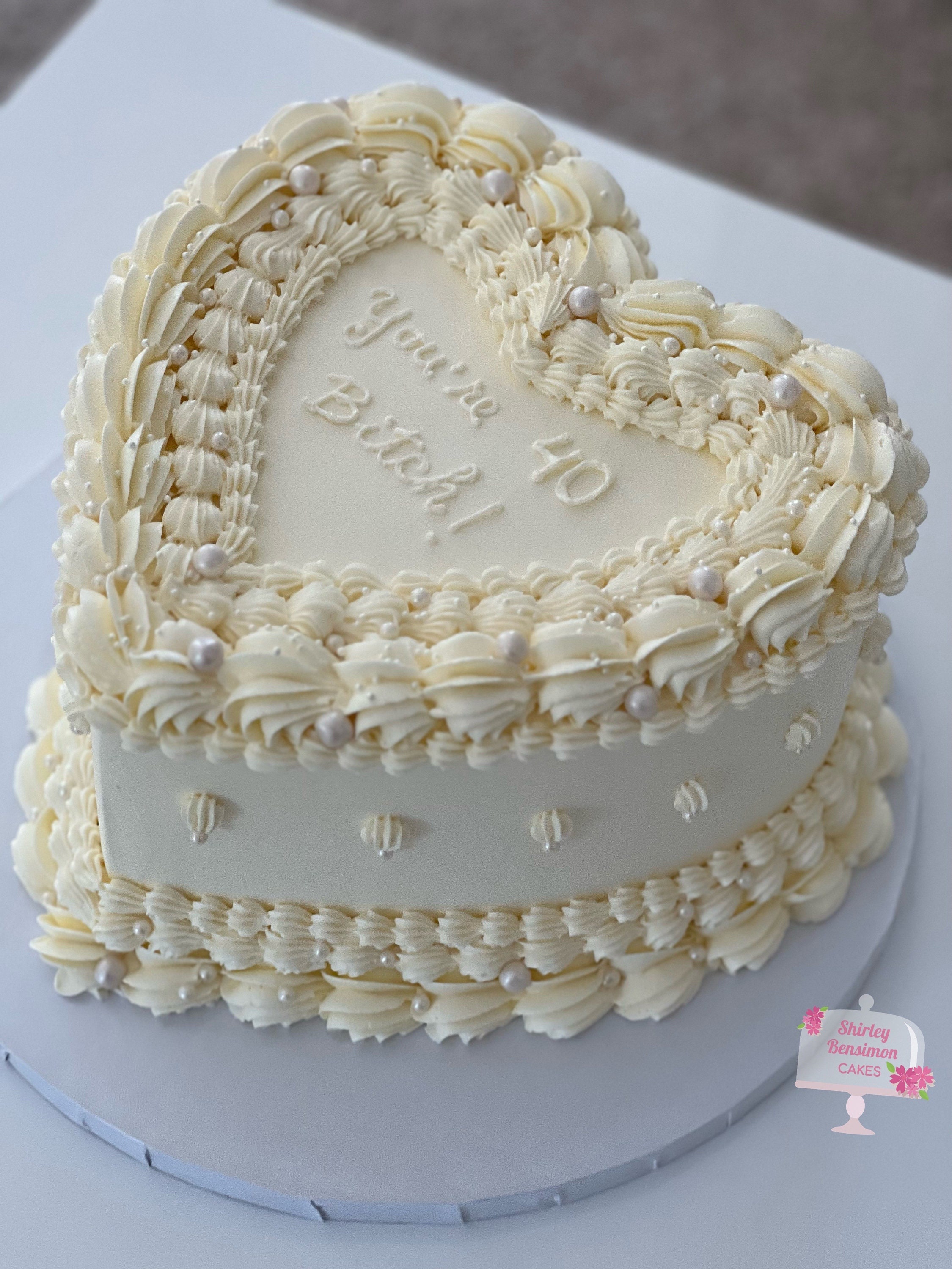 Heart-shape Cake Template (printable) - Instant Digital Download - Etsy