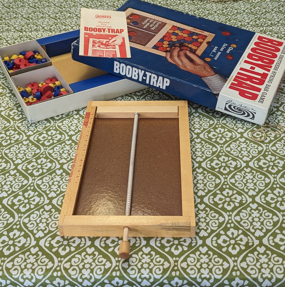 1965 Original Booby-trap Game, Parker Bros, Game is Complete and in ...