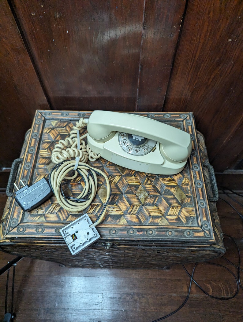 1963 Princess Rotary Phone, Vintage Western Electric Rotary Telephone ...
