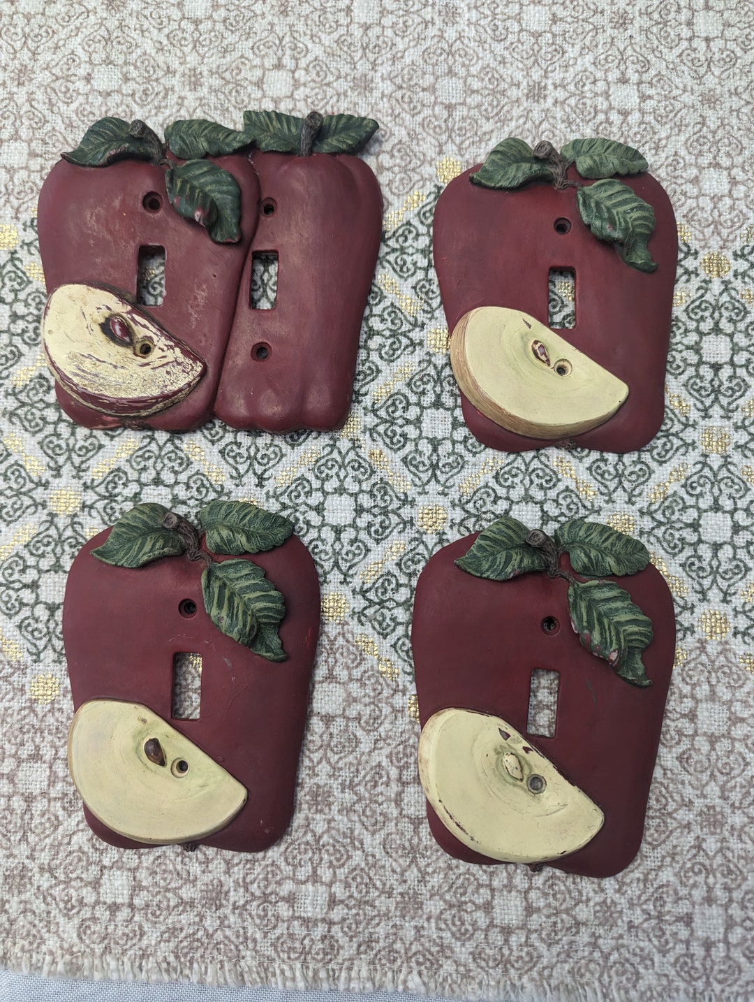 Set of Vintage Apple Light Switch Covers 90's - Etsy