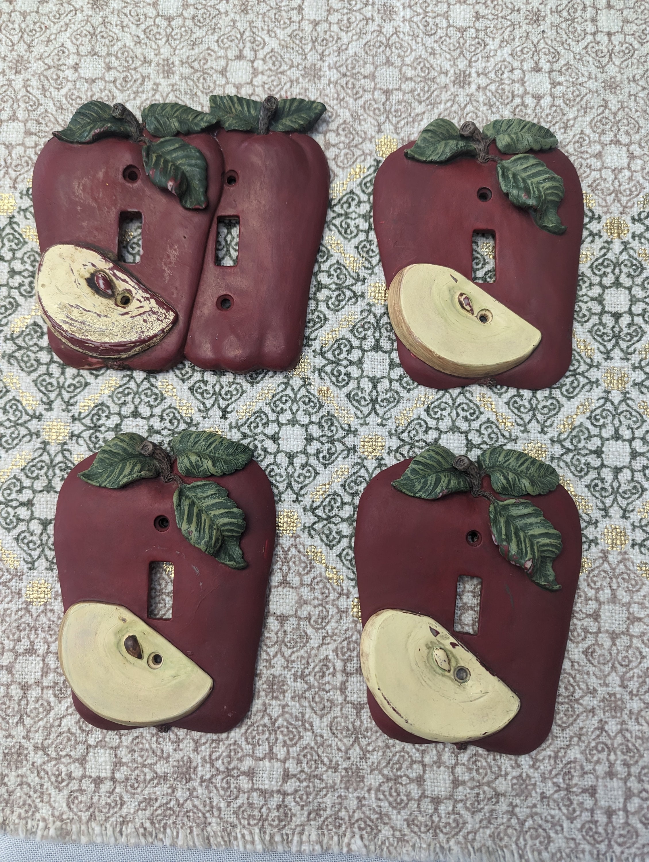 Set of Vintage Apple Light Switch Covers 90's - Etsy