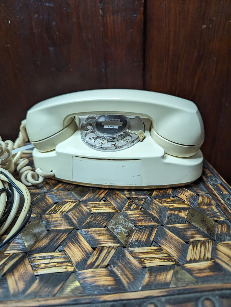 1963 Princess Rotary Phone, Vintage Western Electric Rotary Telephone ...