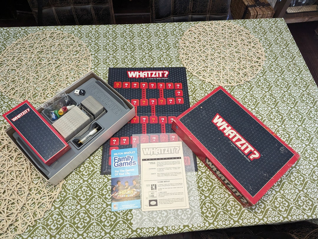 1987 Whatzit Board Game, a Game of Fractured Phrases, Word, Strategy - Etsy