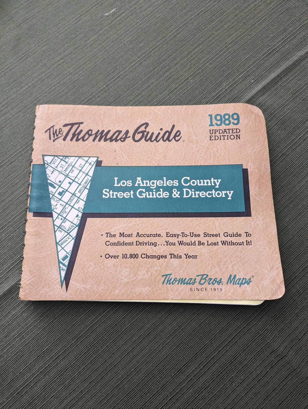 1989 Thomas Guide - Etsy