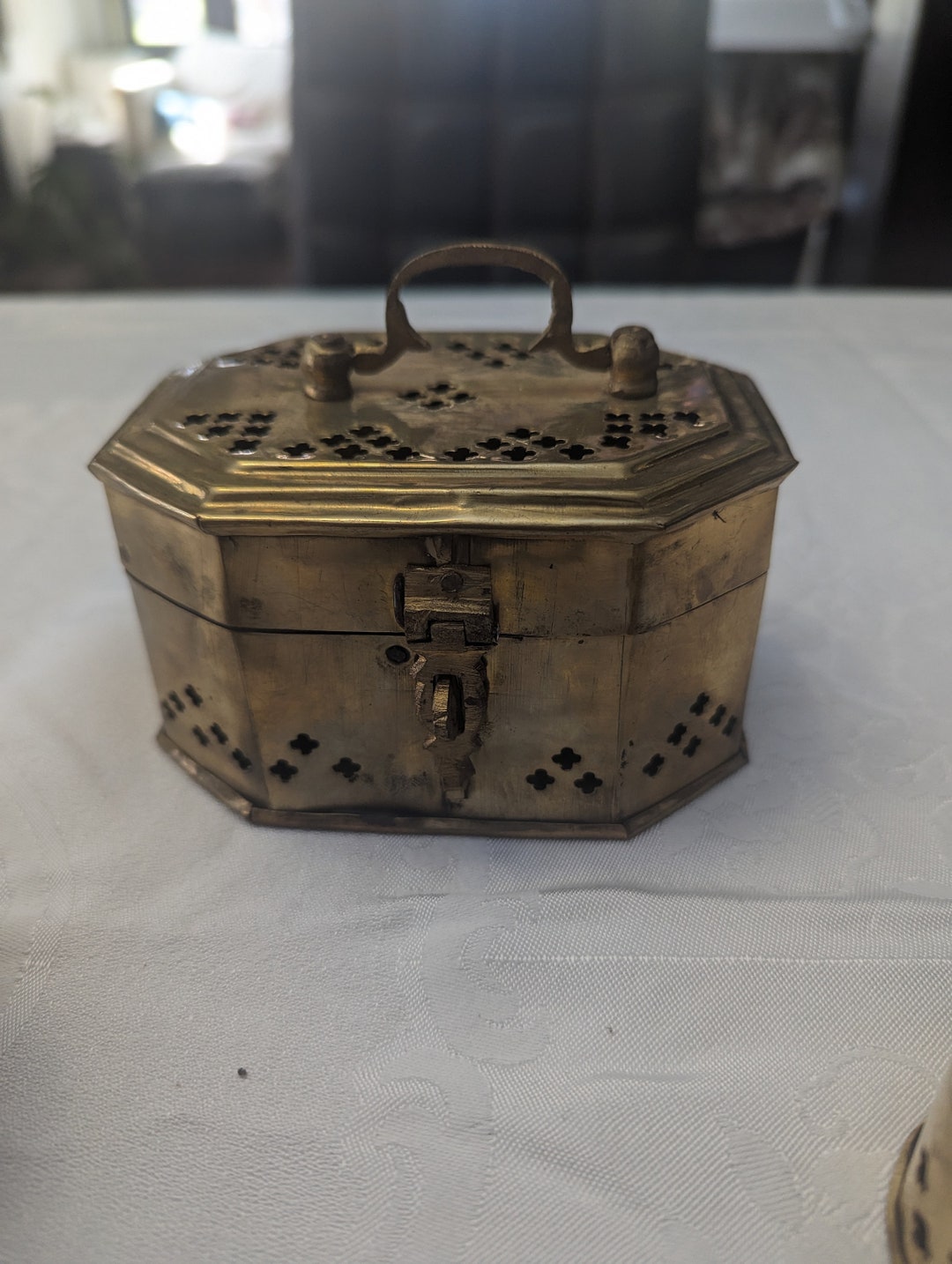 Vintage Indian Brass Cricket Boxes With Handles - Etsy