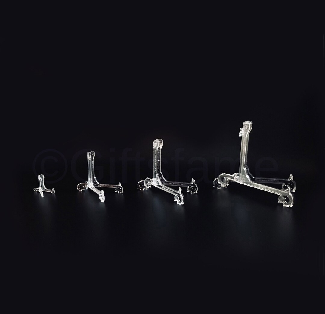 Rigid Sturdy Plastic Plate Display Stand | Plastic Rack | Plate Holder ...
