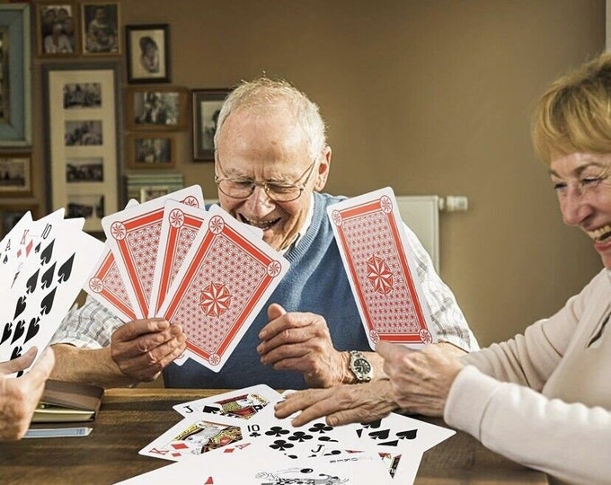 Super Giant Jumbo Extra Large Playing Cards for Playing Bridge, Poker ...