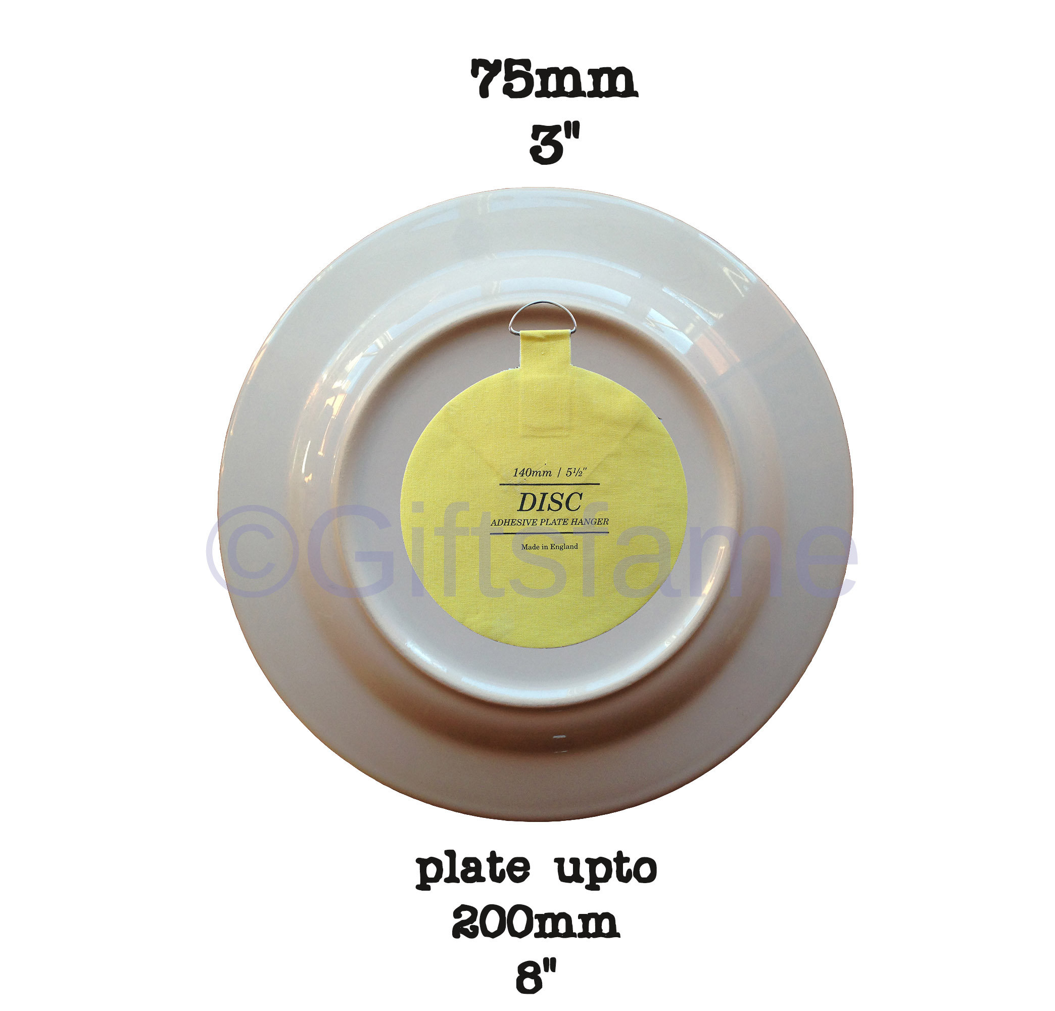 Self Adhesive Plate Hangers, Adhesive Sticky Plate Dish Hanging Holder ...