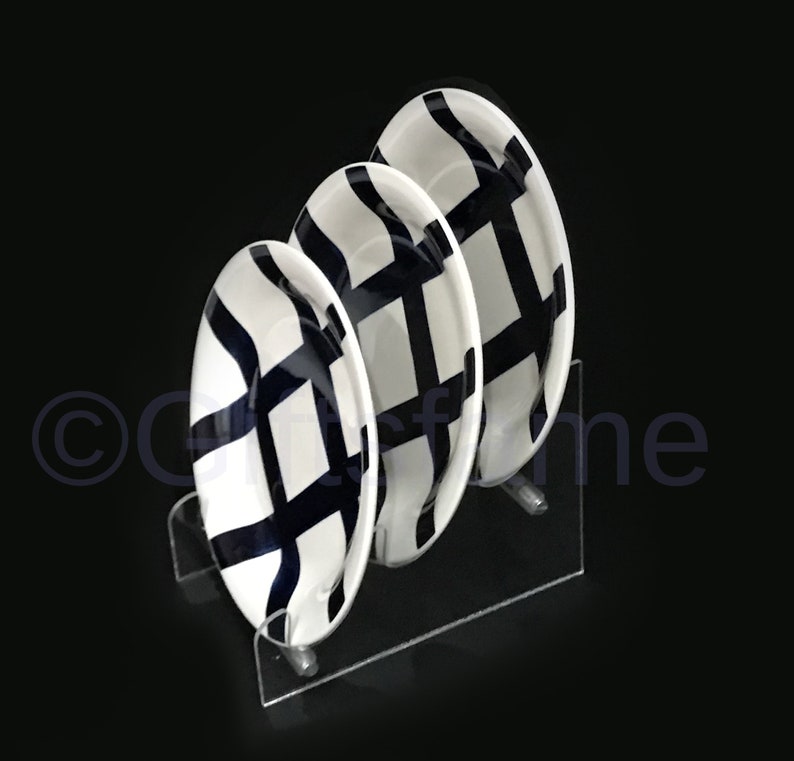 Multi Tier Plate Stands | Multiple Clear Acrylic Plastic Plate Disk ...