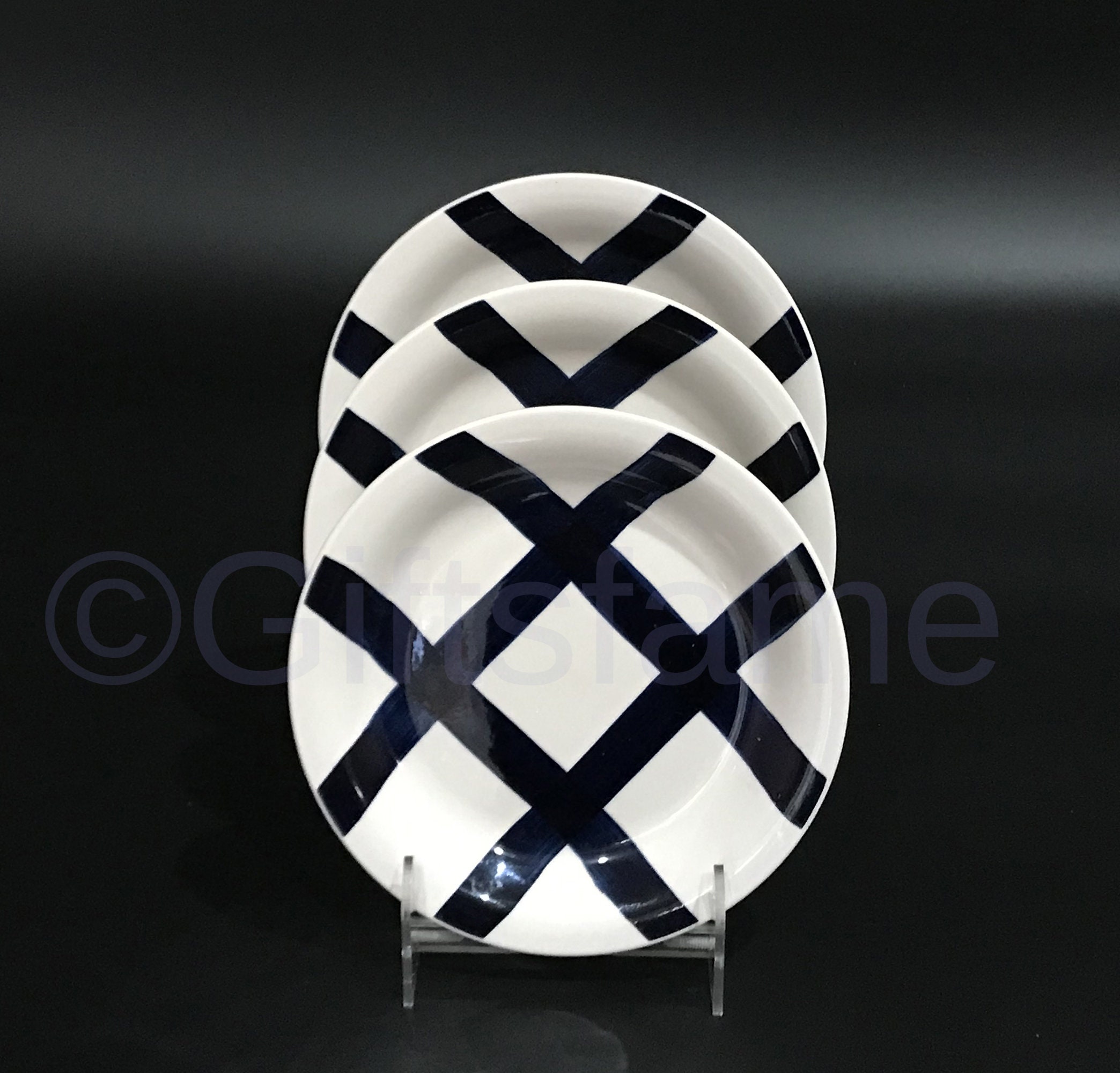 Multi Tier Plate Stands | Multiple Clear Acrylic Plastic Plate Disk ...