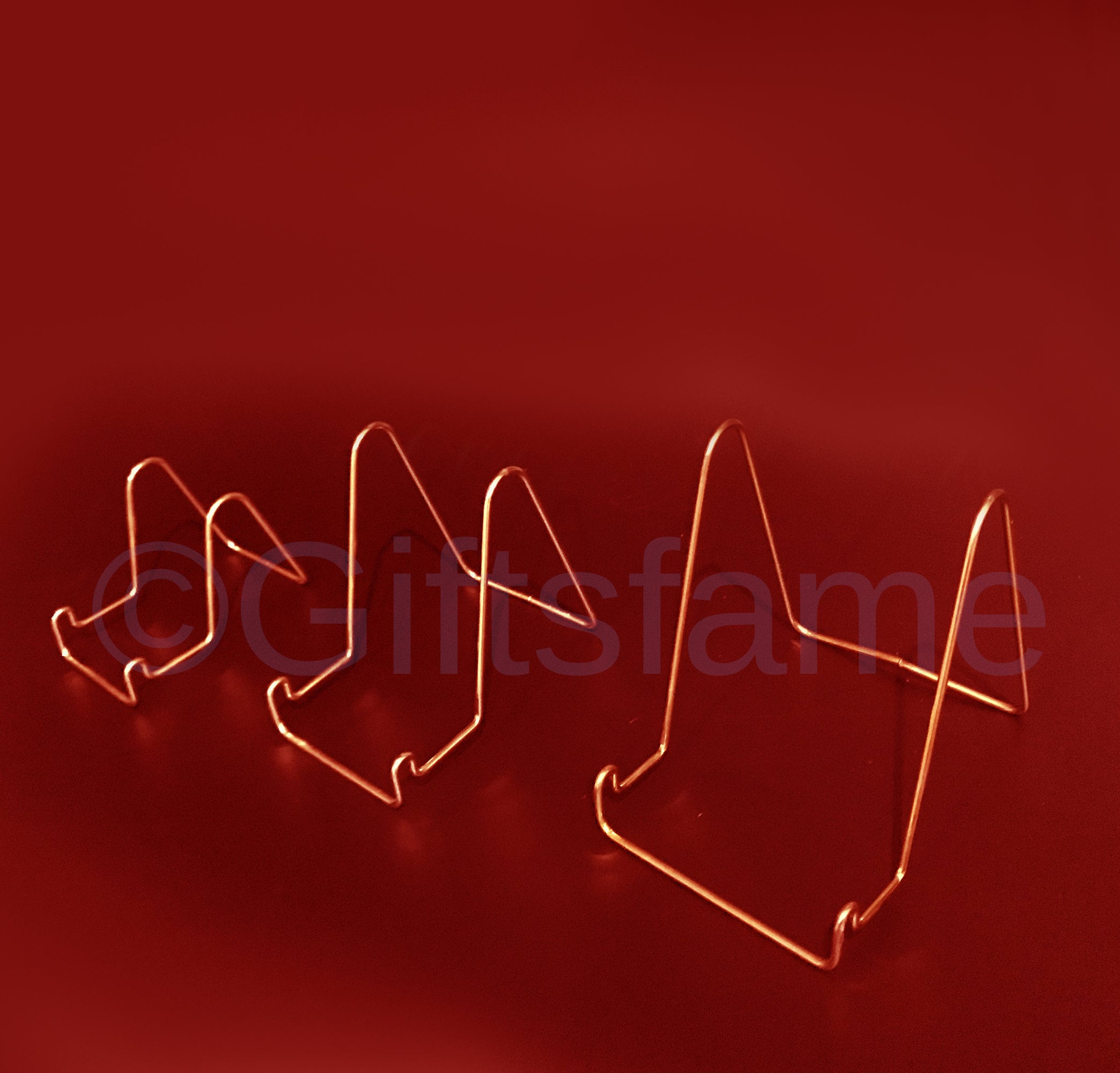 Double Curve Steel Metal Plate Display Stand Metal Dish Rack Plate ...