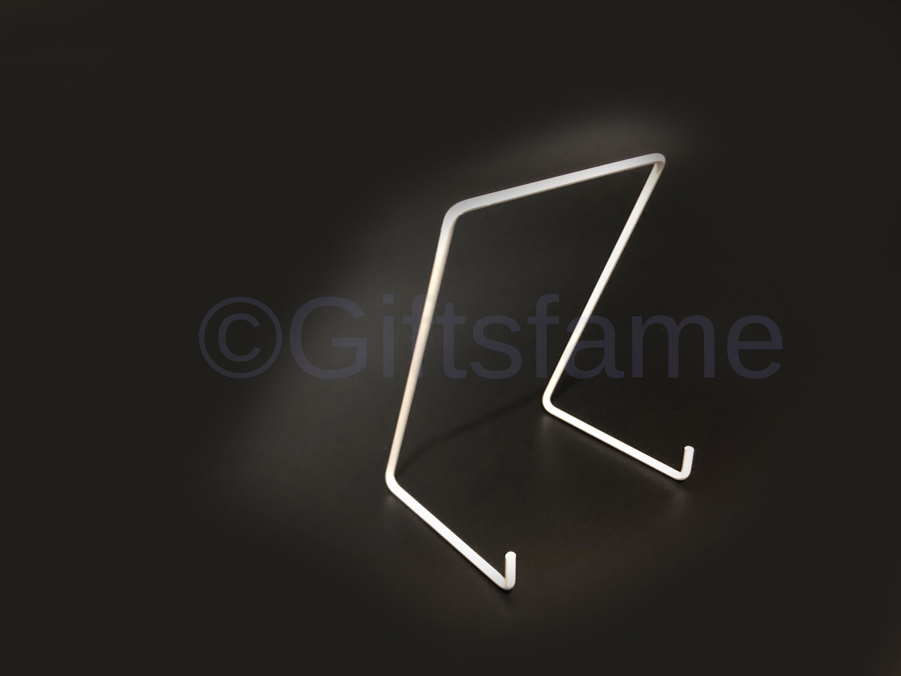 Angled Metal Plate Display Stand | Metal Dish Rack | Plate Holder ...