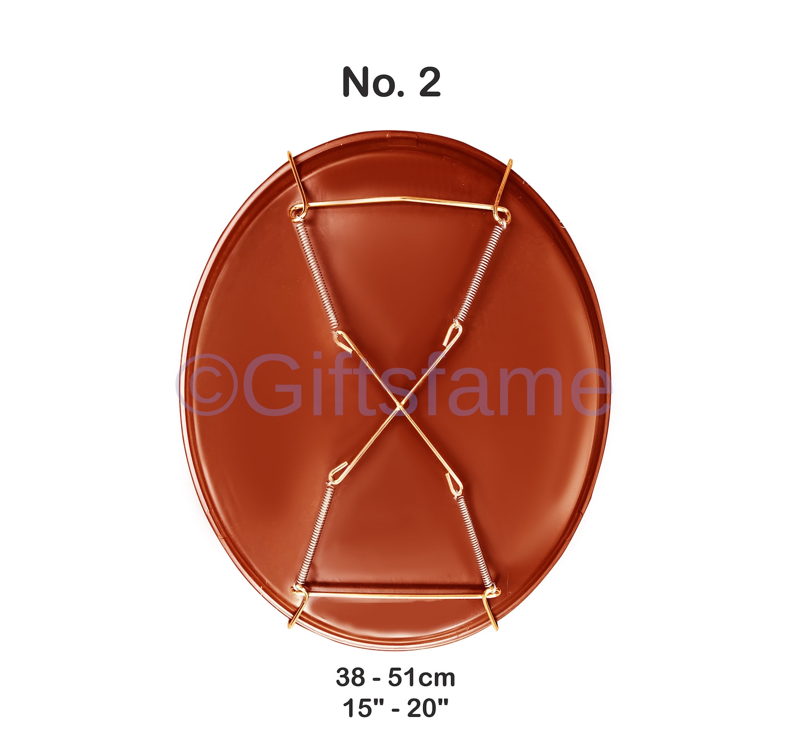 Extra Large Brass Wall Display Plate Dish Tray Wire Spring Hanger ...