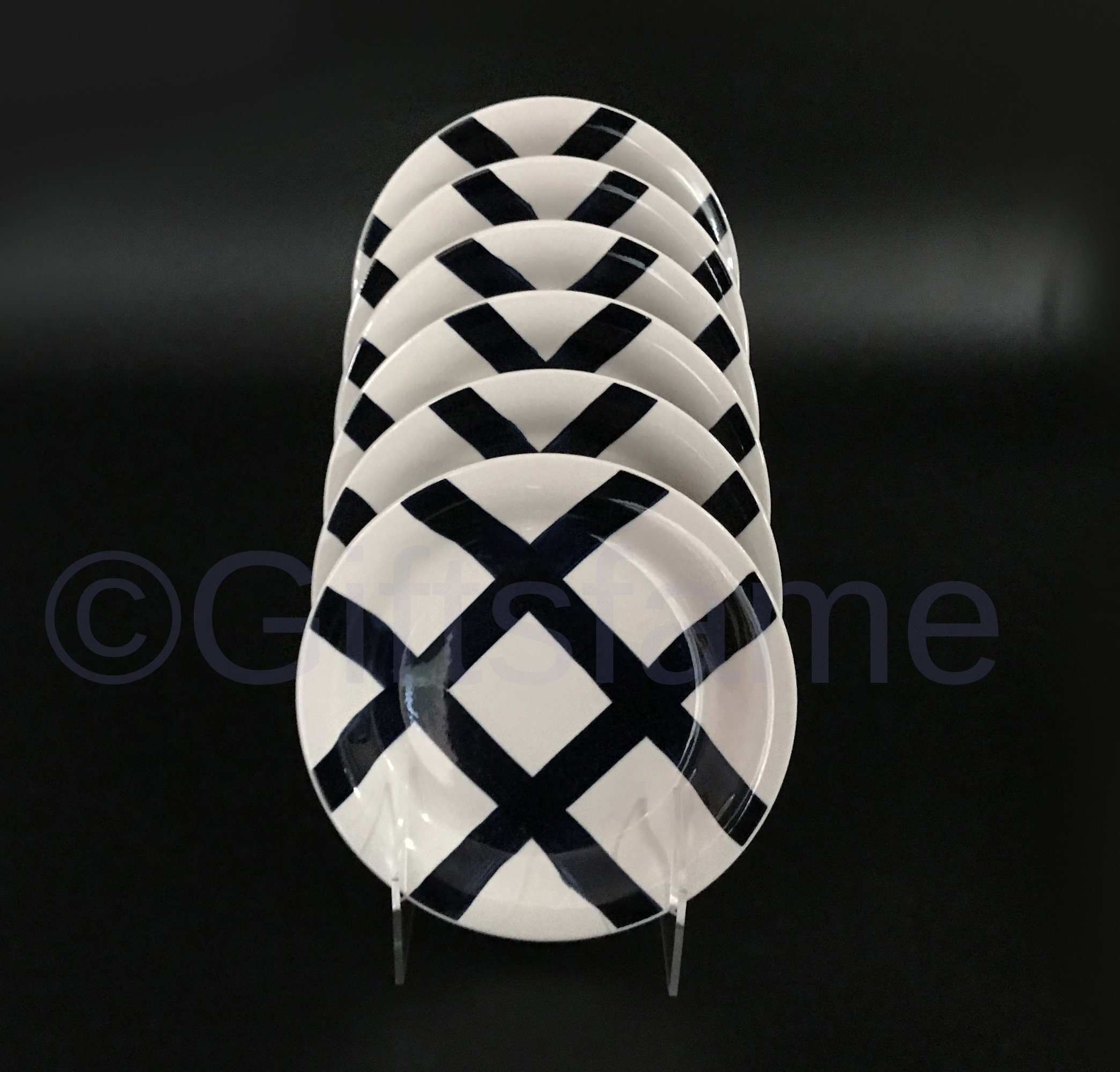 Multi Tier Plate Stands | Multiple Clear Acrylic Plastic Plate Disk ...