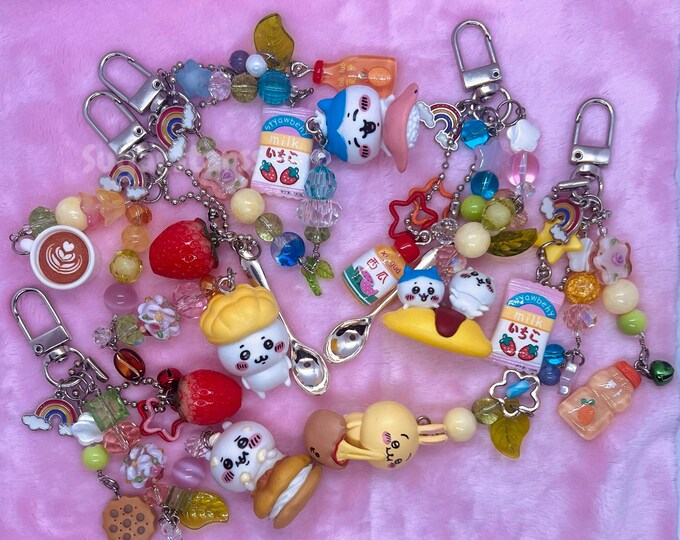 Cute Characters Keychains, Chiikawa Keychains, Usagi and Hachiware ...