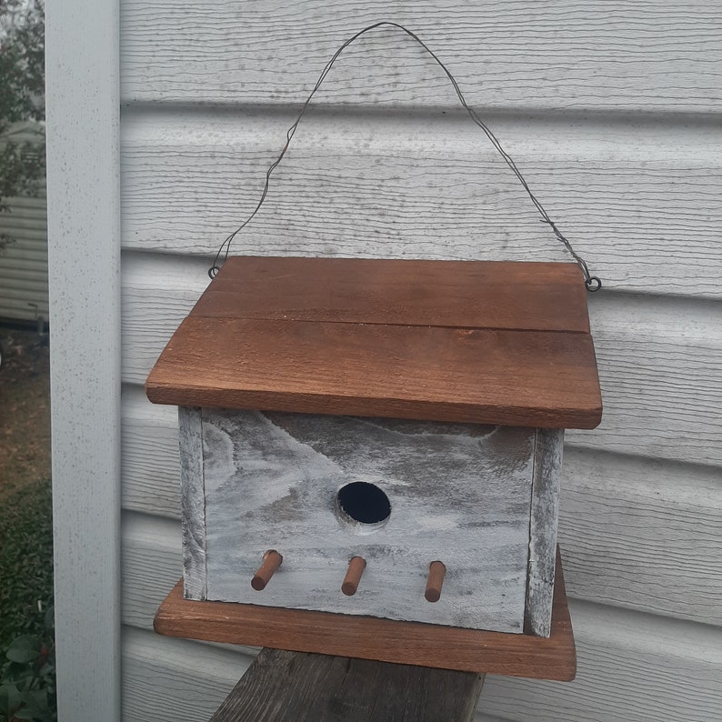 Farmhouse Birdhouse Rustic Birdhouse Country Birdhouse Wood - Etsy