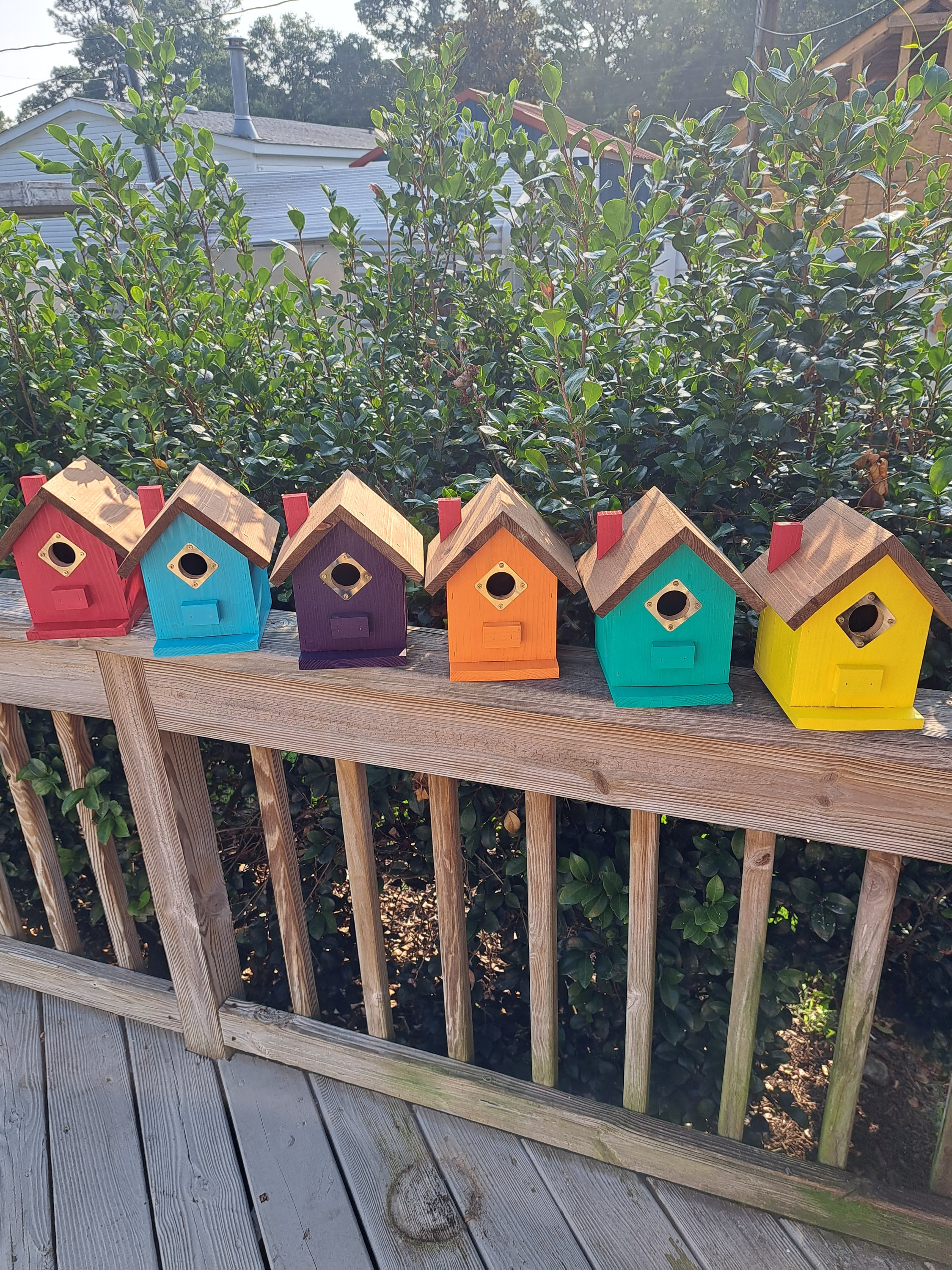 Pick Your Colors Birdhouse With Predator Guard, Christmas Gift Idea ...