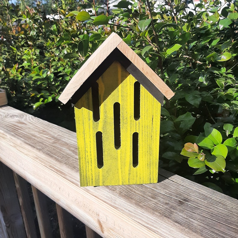 Butterfly House Yellow Butterfly House Cedar Butterfly - Etsy
