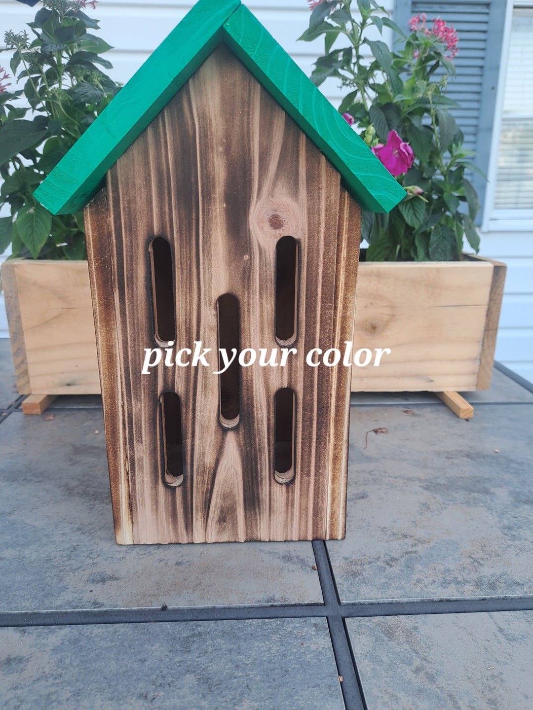 Pick Your Color Cedar Butterfly House, Butterfly Attractor, Christmas ...