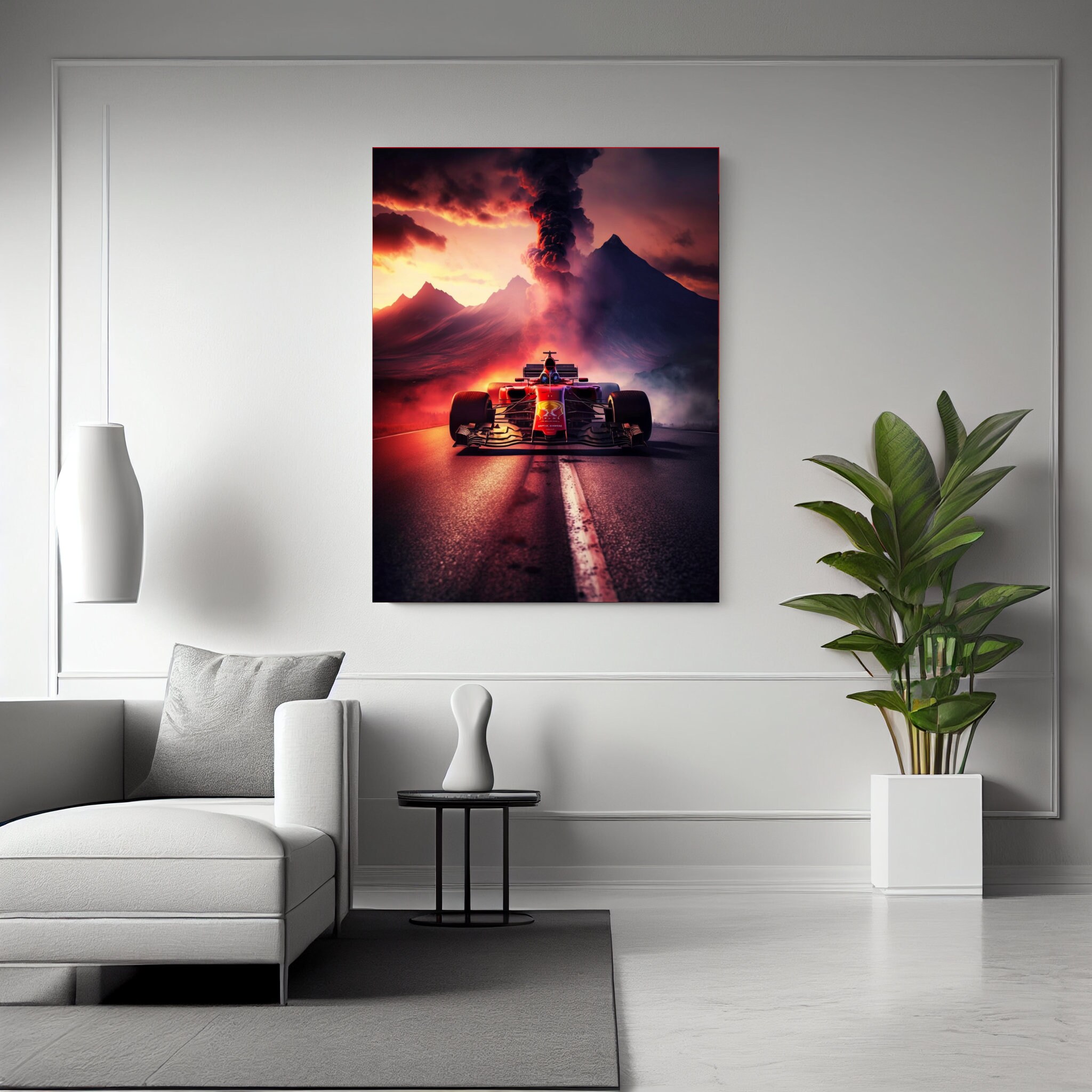 Ferrari Spider Canvas Ferrari F1 Framed Canvas Print Wall Art - Etsy