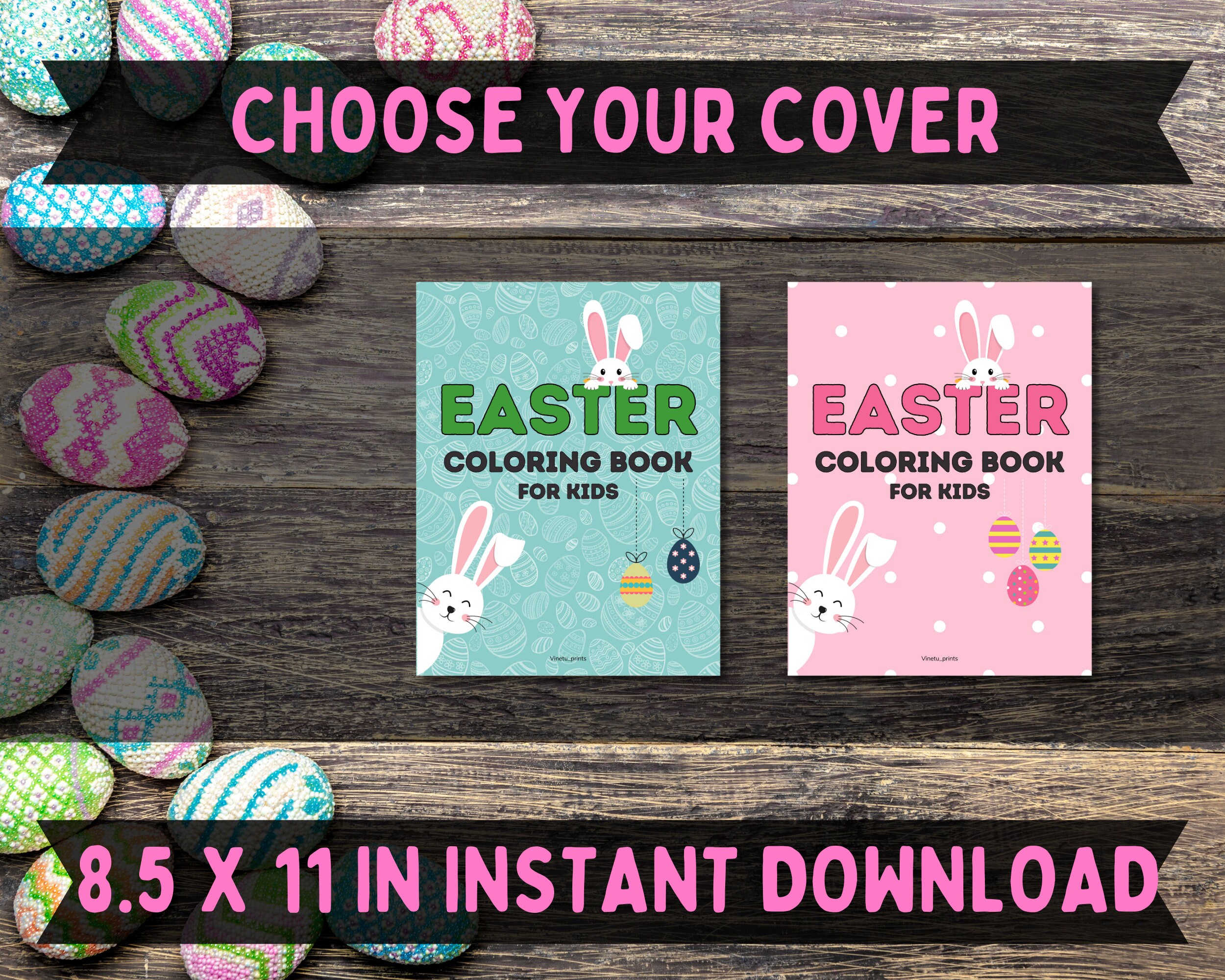 Easter Coloring Pages for Kids Easter Coloring Book Easter Coloring ...