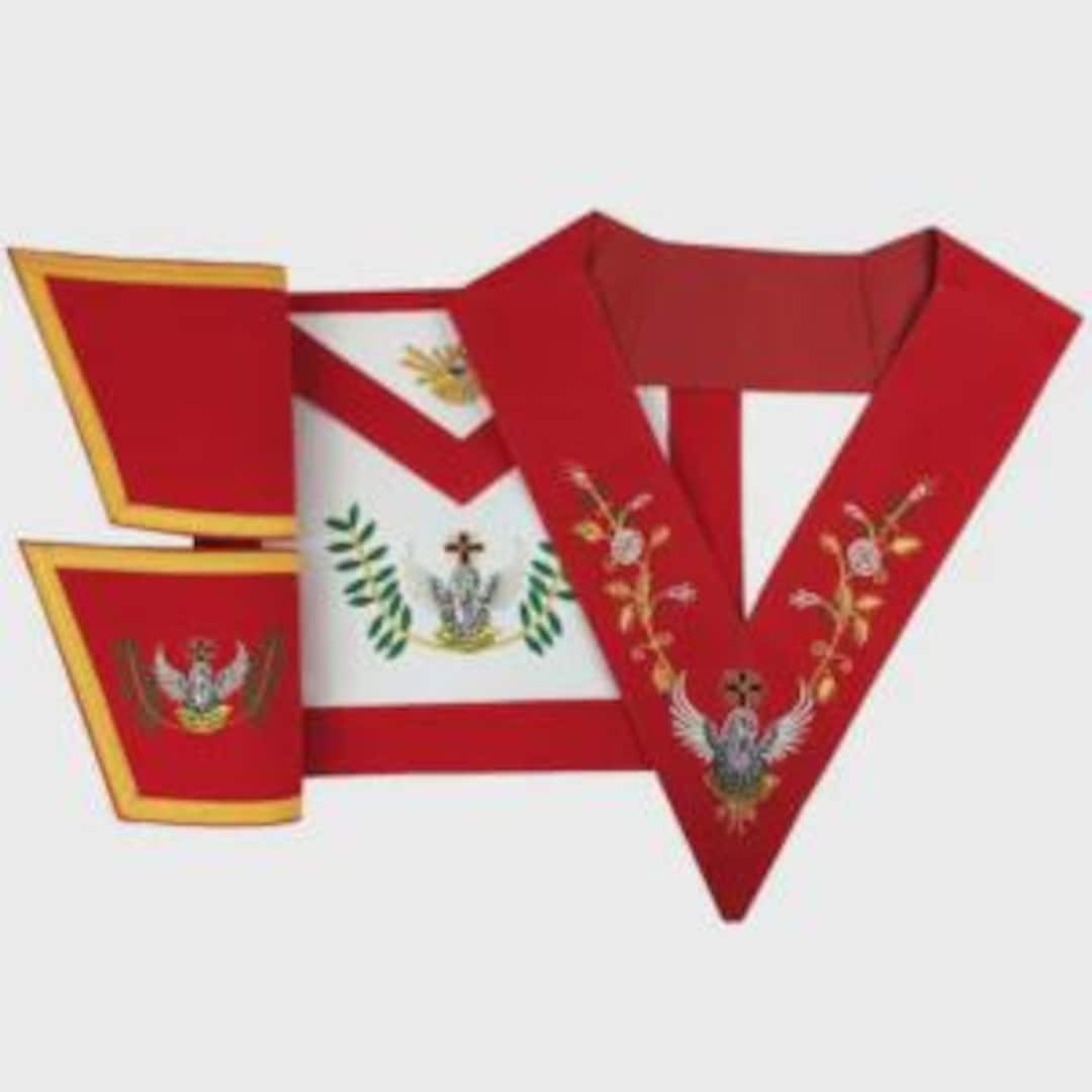 18th Degree Scottish Rite Regalia Set – Hand Embroidered | Knight Rose ...
