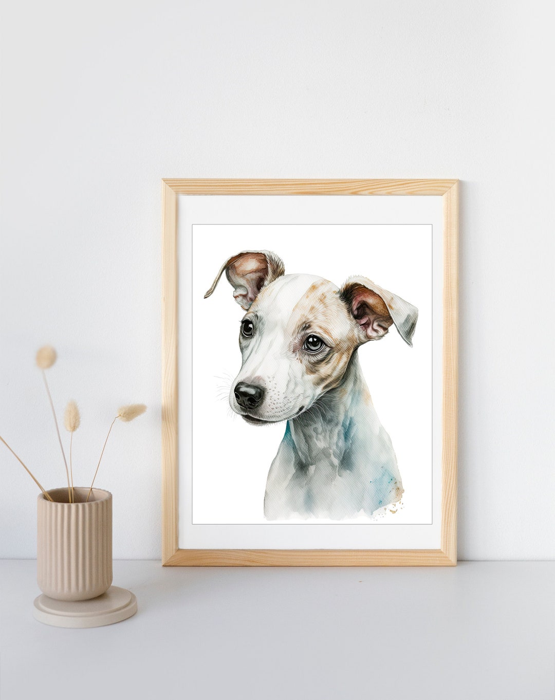 Whippet Transparent Background Wall Art | Animal Prints | Pet PNG ...