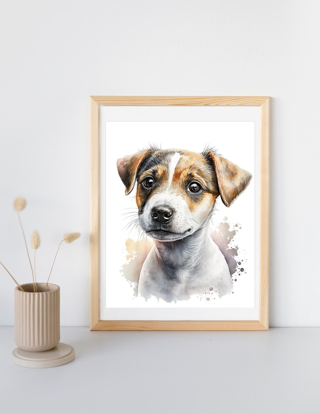 Jack Russell Terrier Watercolor Print | Jack Russell Terrier ...