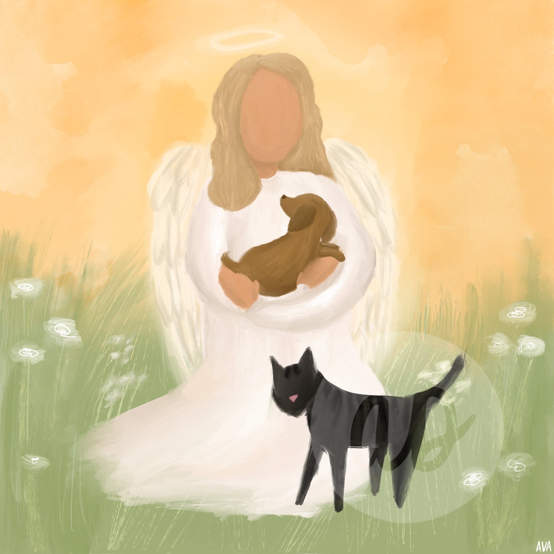 Comforting Digital Pet Printable Artwork - Etsy