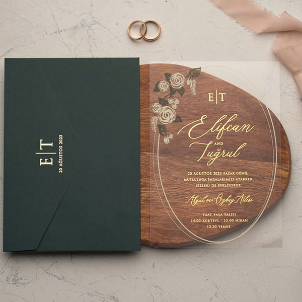 Elegant Wedding Invitations Cards - Etsy