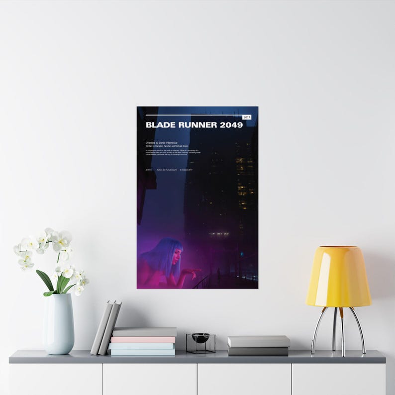 Blade Runner 2049 Cinematic Movie Poster - Etsy
