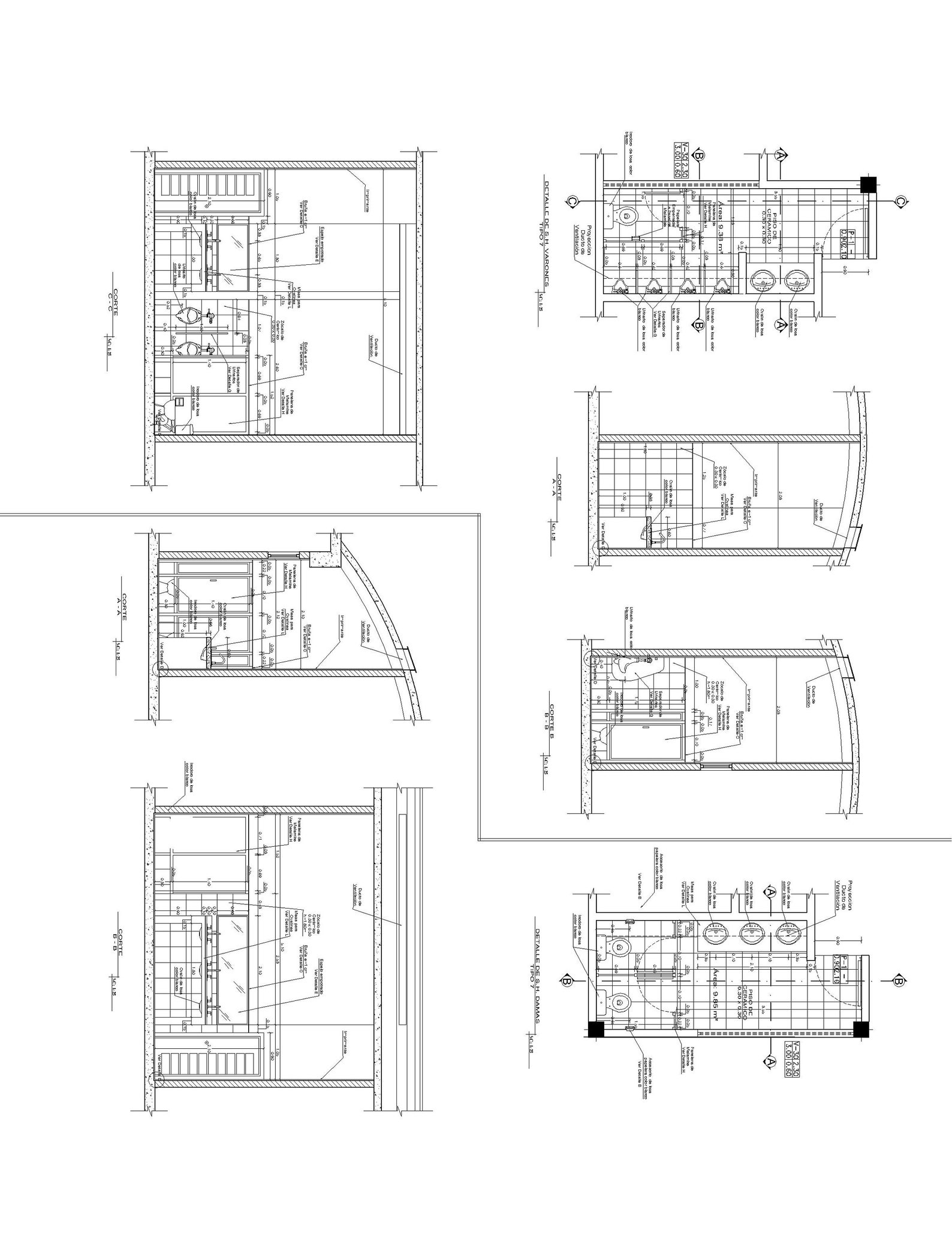 Details and Terms of Typical Autocad Architectural of Bathroom and ...