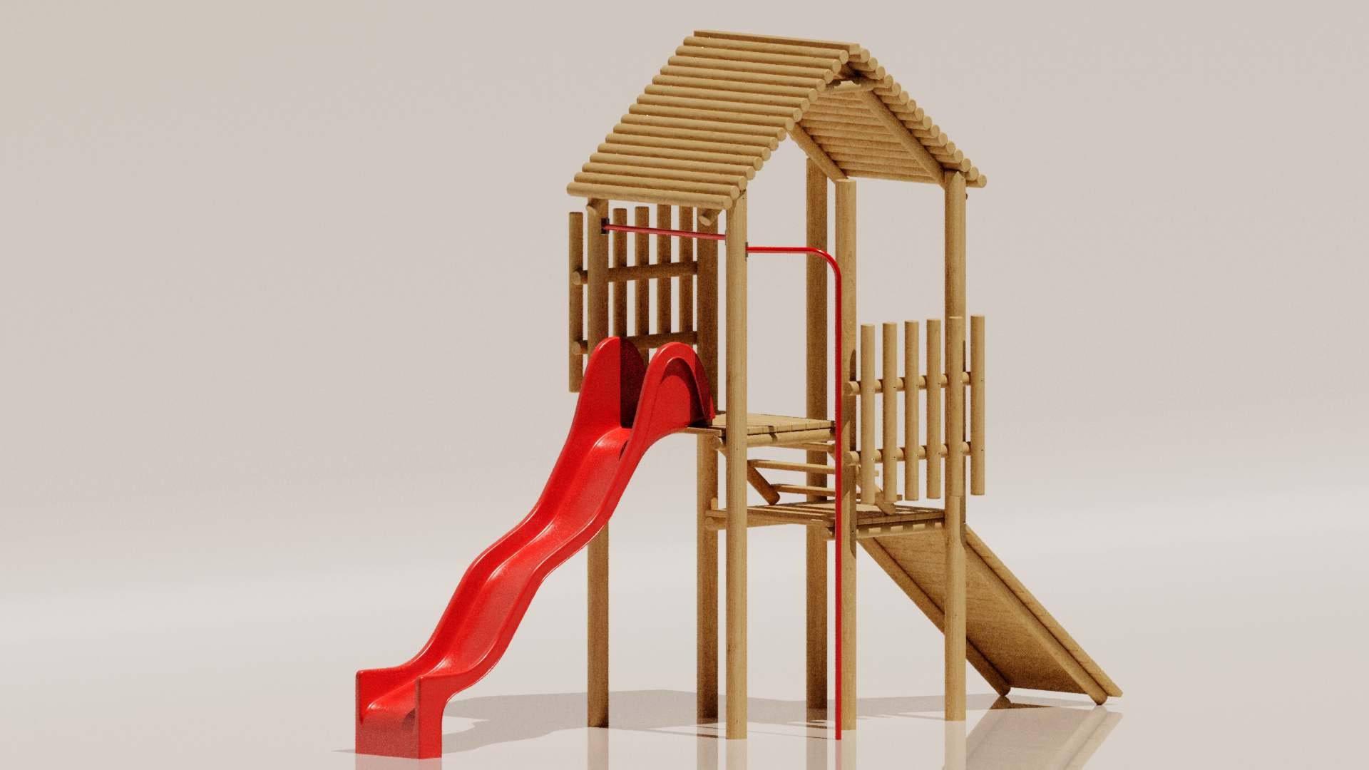 Wooden Swing Set 3D Model, Stl-autocad FBX File, 3D Drawing, Autocad 3D ...