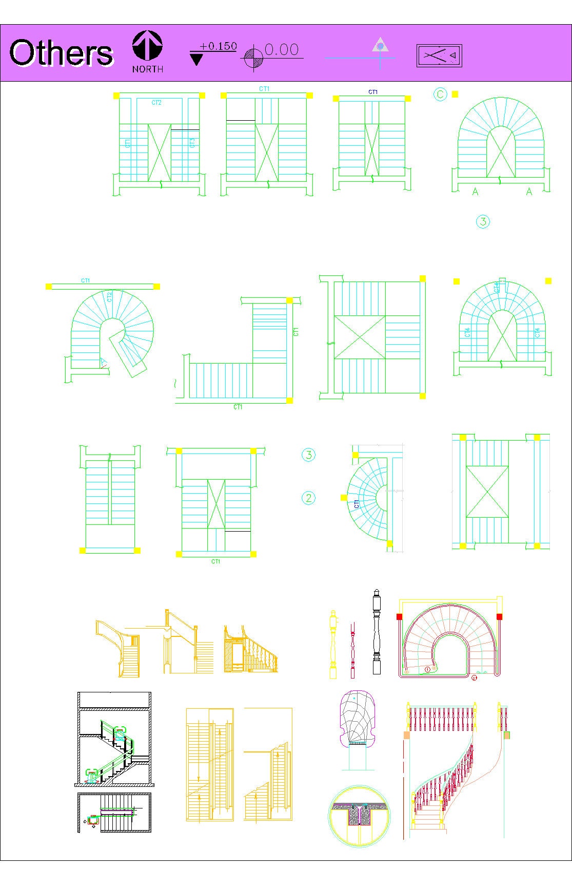 Autocad 2D DWG DXF PDF Auxiliary Drawings File, Ready Block for Autocad ...