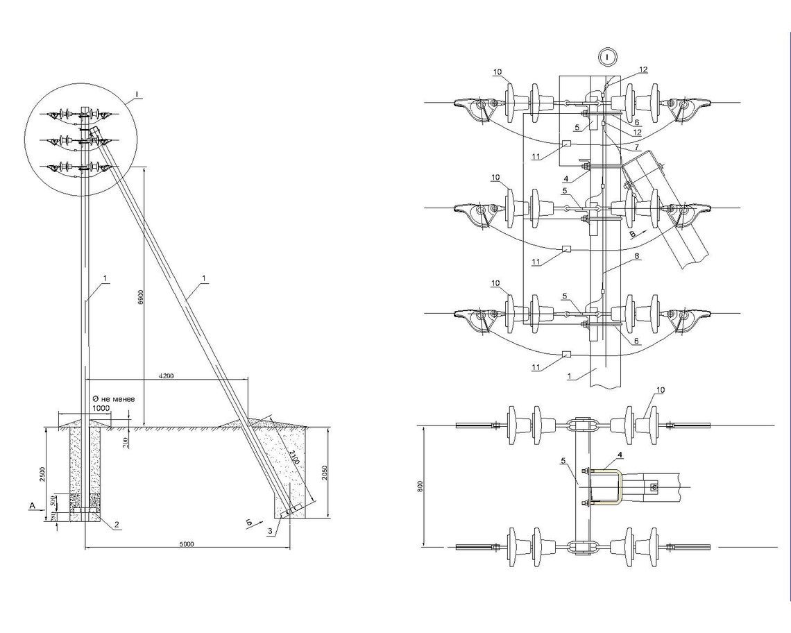 Autocad 2D DWG DXF PDF Blocks and Details of Energy Transmission Lines ...