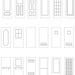 2D Drawing of Door, 132 Pieces of Details Autocad 2D DWG File, Ready ...
