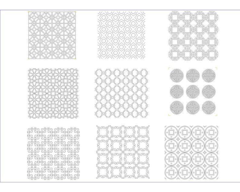 Autocad Hatch Patterns,9 Piece of Details Autocad 2D DWG File, Ready ...