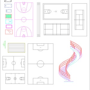 Autocad 2D DWG DXF PDF Auxiliary Drawings File, Ready Block for Autocad ...