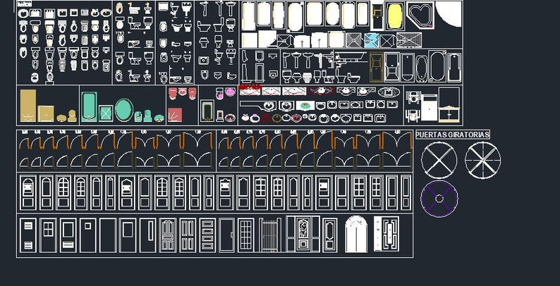 2D Drawings of Block, Autocad 2D DWG File, Ready Block for Autocad, 2D ...