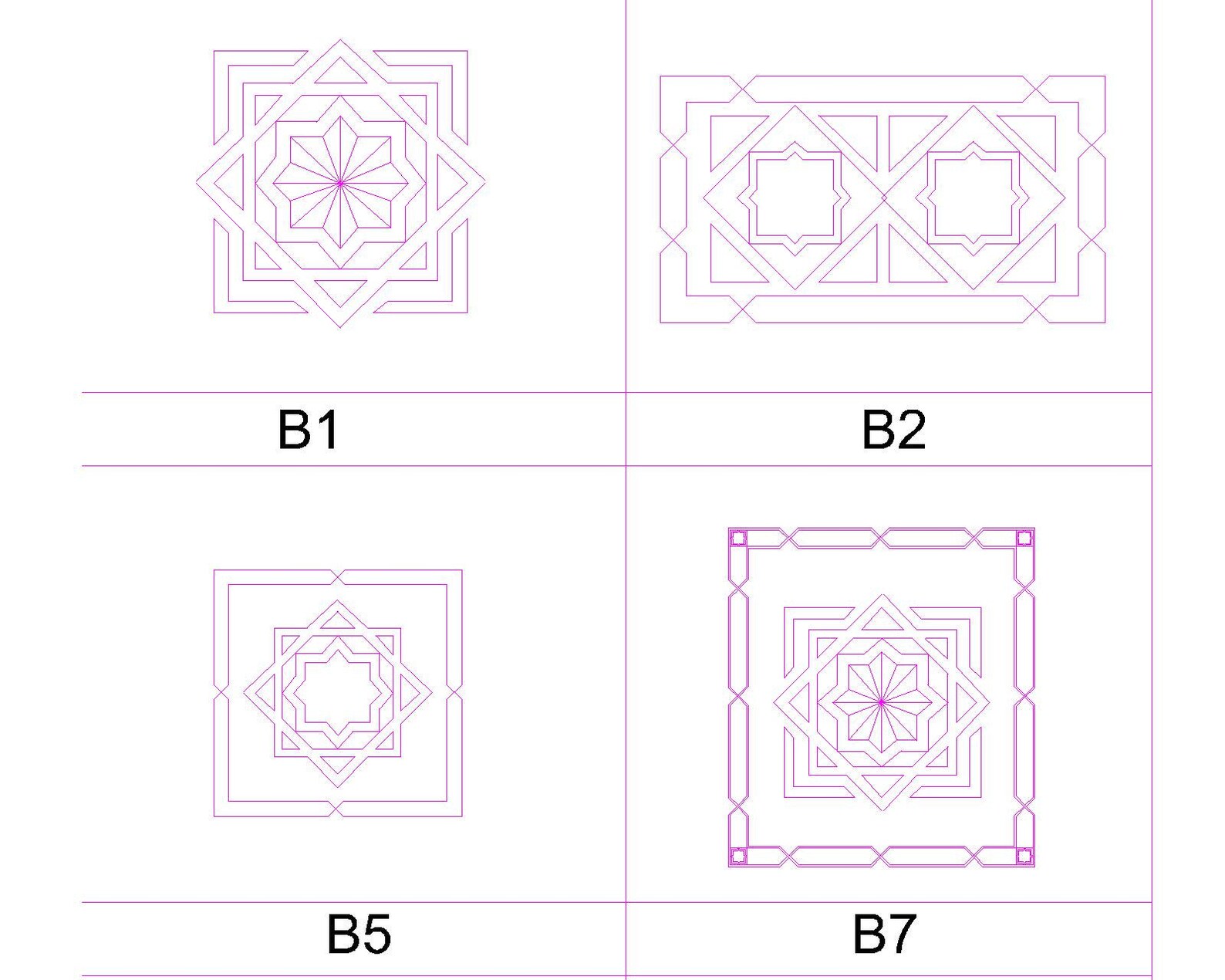 Autocad Hatch Patterns, 13 Piece of Details Autocad 2D DWG File, Ready ...