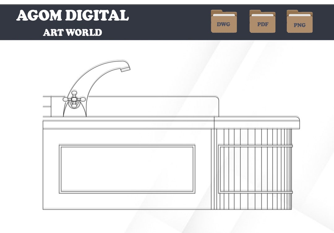2D Drawings of Washbasin Model , Washbasin Materials's Autocad 2D DWG ...