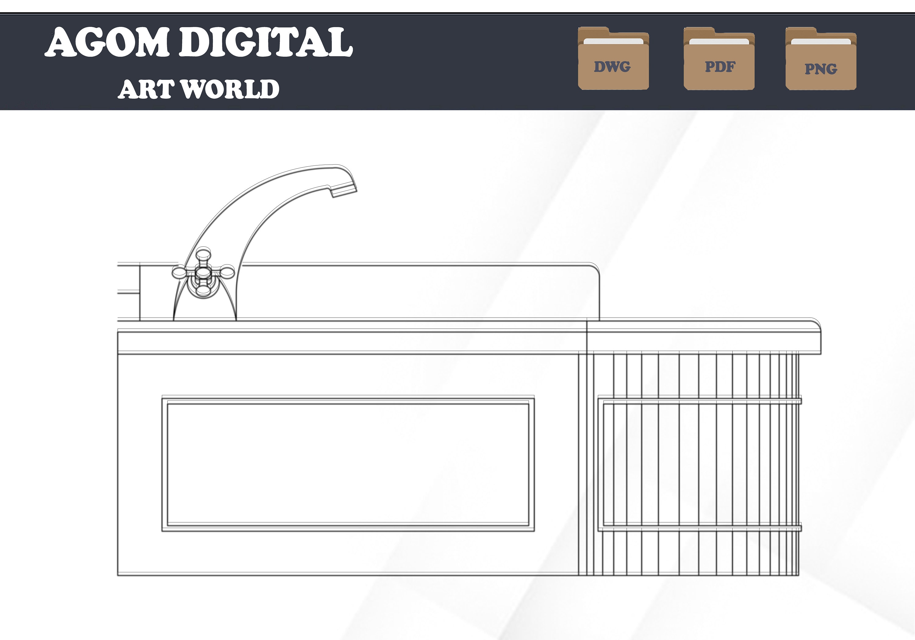 2D Drawings of Washbasin Model , Washbasin Materials's Autocad 2D DWG ...