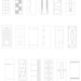 2D Drawing of Door, 132 Pieces of Details Autocad 2D DWG File, Ready ...