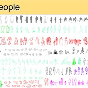 3000+ Autocad 2D DWG Trees,plants,vehicle,furniture,baths,door,window ...