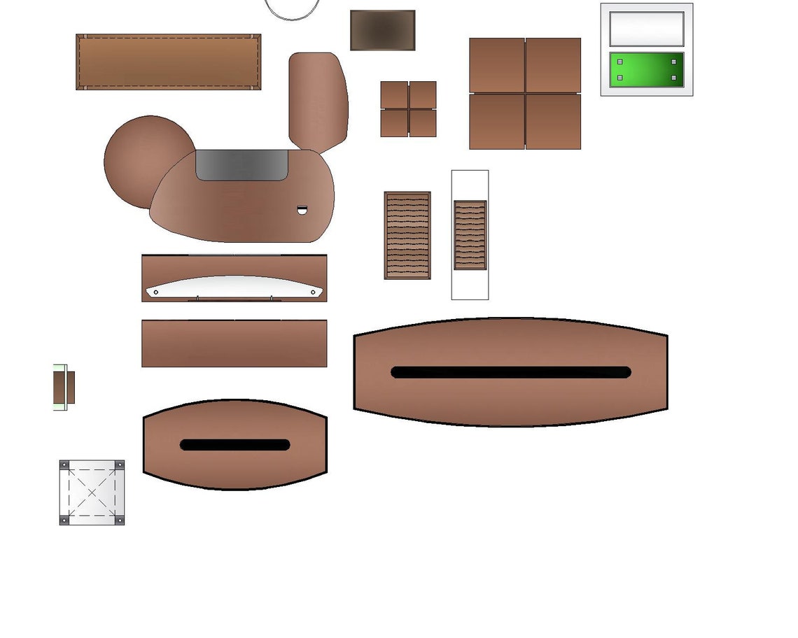 Autocad 2D DWG DXF PDF Furniture Blocks, 2d Drawing,autocad 2D Template ...